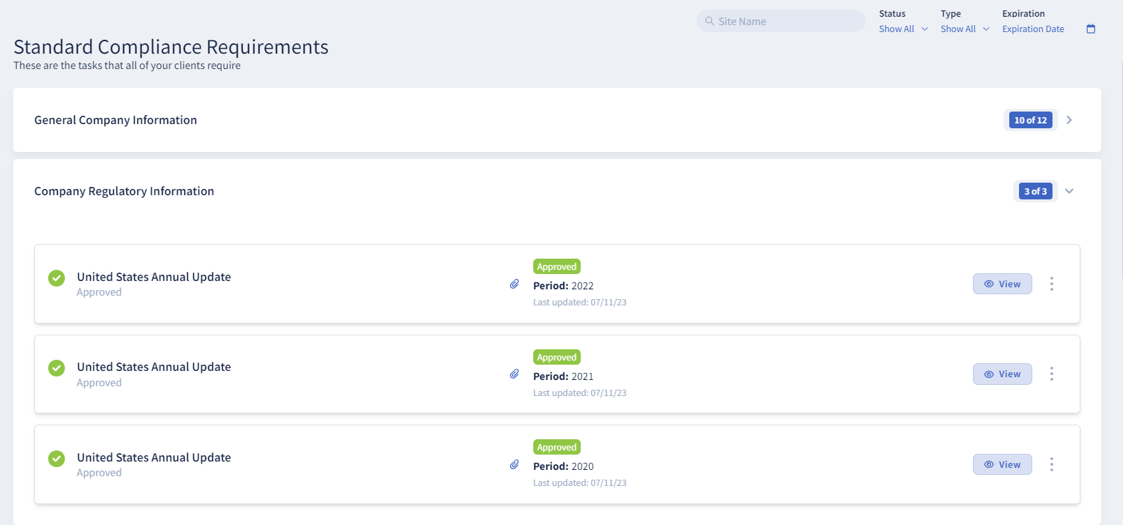 Compliance | Connect | Supplier